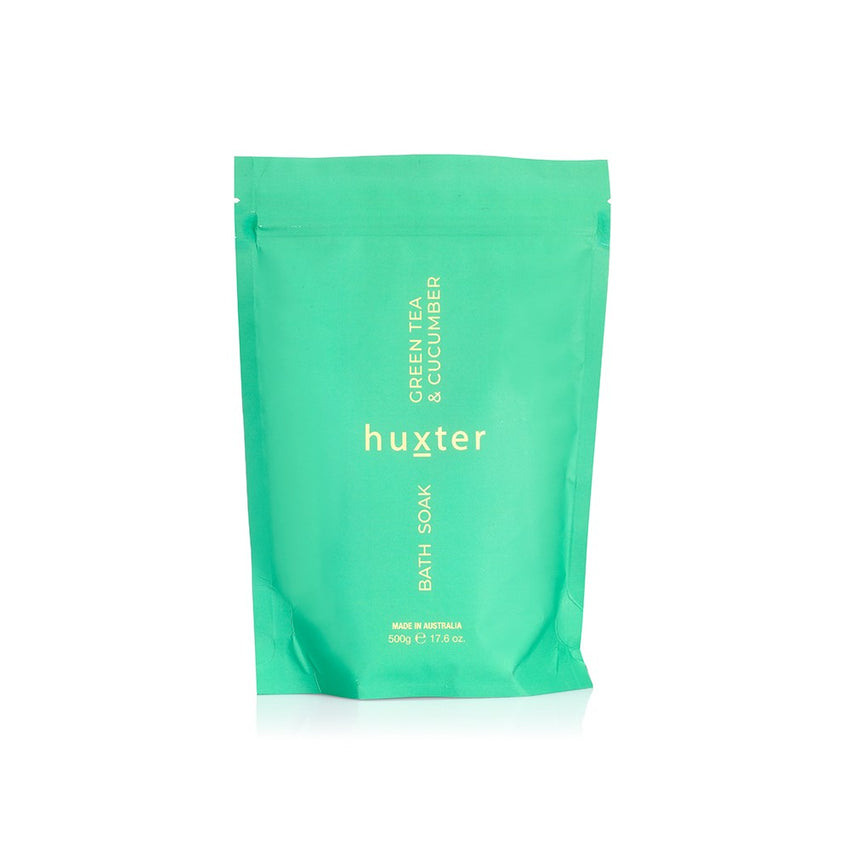 Bath Soak 500gm | Green Tea & Cucumber/ Huxter